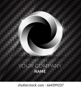 71 Silver Metallic Shape Logo Design Twist Images, Stock Photos ...
