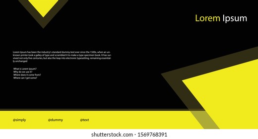 Banner Design Flayer Template Web Template Stock Vector (Royalty Free ...
