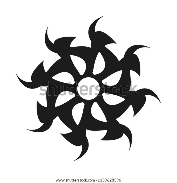 Abstract Simple Tribal Sign Graphic Tattoo Stock Vector (Royalty Free ...