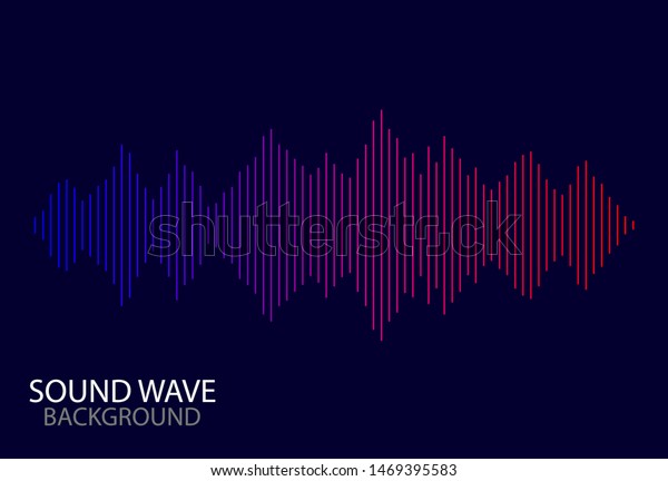 Abstract Soundwave Spectrum Background Vector Audio Stock Vector ...