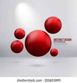 Abstract Spheres Design Can Be Used Stock Vector (Royalty Free ...