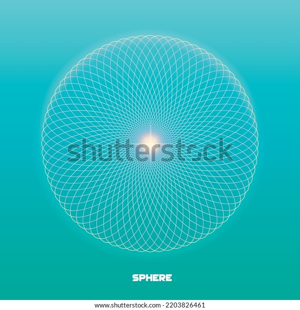 Abstract Spiral Virtual Waves Blue Background Stock Vector (Royalty Free) 2203826461 | Shutterstock