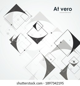 Abstract Square Connect Banner Design Abstract Stock Vector (Royalty ...