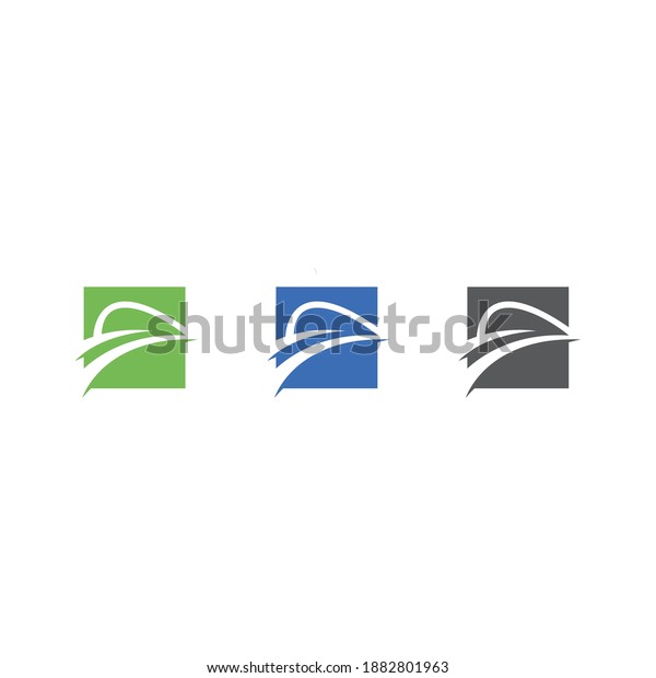 Abstract Square Finance Logo Template Stock Vector (Royalty Free ...