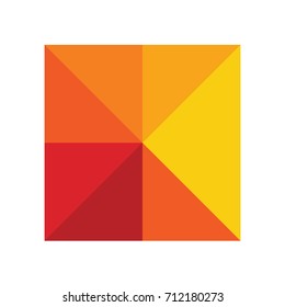 Abstract Square Orange Symbol Vector Eps: เวกเตอร์สต็อก (ปลอดค่า ...