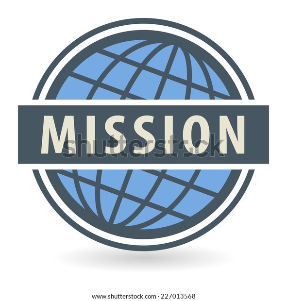 Abstract Stamp Label Text Mission Written Stock Vector (Royalty Free ...