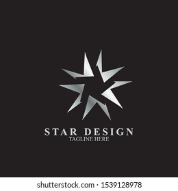 Simple Star Logo Icon Template Modern: เวกเตอร์สต็อก (ปลอดค่าลิขสิทธิ์ ...