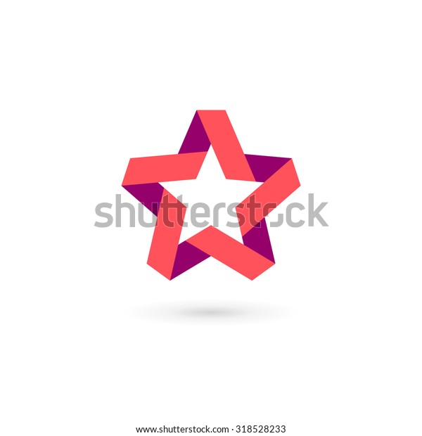 Abstract Star Logo Icon Design Template Stock Vector (Royalty Free ...