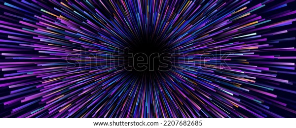 Abstract Starburst Dynamic Motion Lines Circular Stock Vector (Royalty ...