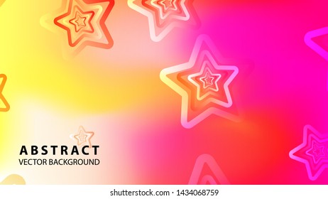 Abstract Stars Background Gradient Color Vector Stock Vector (Royalty ...
