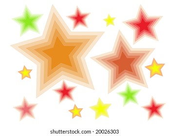 Abstract Stars Set Background Stock Vector (Royalty Free) 20026303 ...