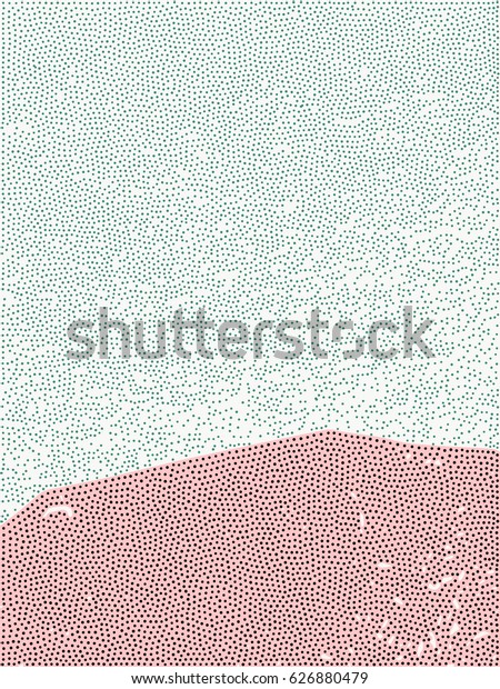 Abstract Stippled Background Stock Vector (Royalty Free) 626880479 ...