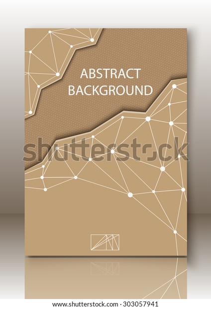 Abstract Structural Background Poster Flyer Brochure Stock Vector ...