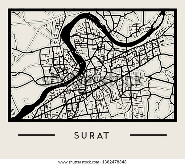 Surat City Map City Map Of Surat City Maps Map City Map