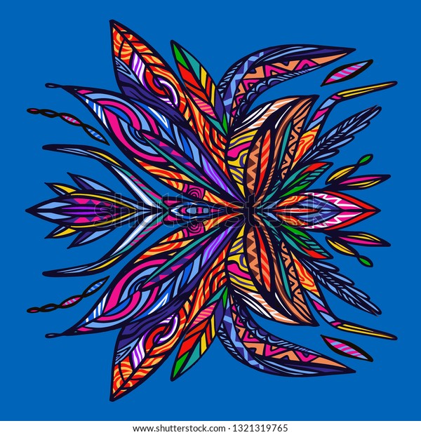 Abstract Symmetry Illustration Shape Object Vector Stock Vector ...