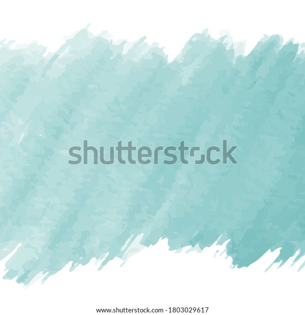 Abstract Teal Watercolor Stain Teal Watercolor Stock Vector (Royalty ...