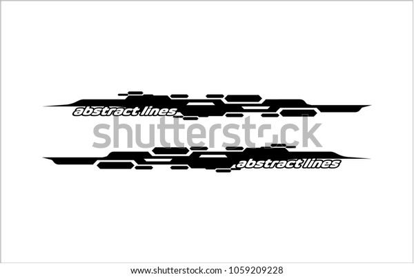 abstract tech lines shapes . abstract lines for car and vehicle ...