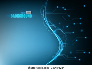 Vector Blue Future Abstract Technology Background 库存矢量图（免版税）772368349 | Shutterstock