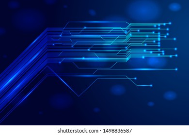 Abstract Technology Background Bright Flare Vector Stock Vector ...