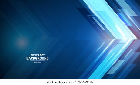 Abstract Technology Background Dark Blue Color Stock Vector (Royalty ...