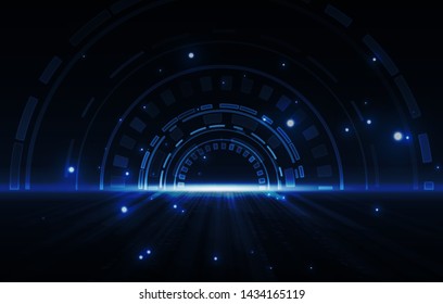 Abstract Technology Background Digital Innovation Concept Stock Vector ...