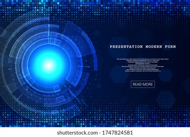 Abstract Technology Background Digital Innovation Concept Stock Vector ...