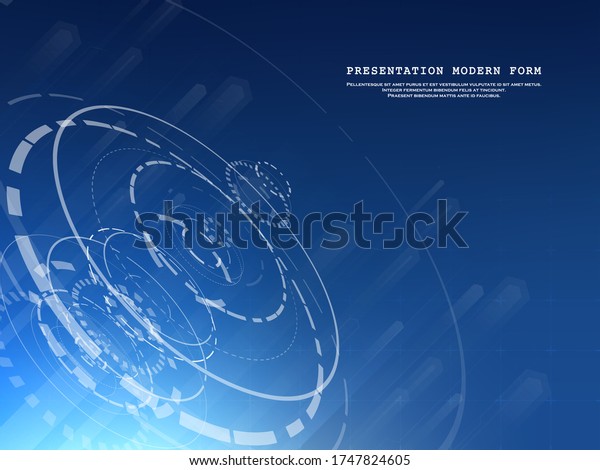 Abstract Technology Background Digital Innovation Concept Stock Vector ...