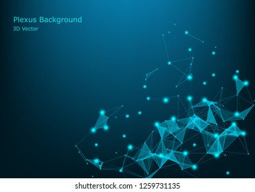 Abstract Technology Background Network Connection Structure Stock ...