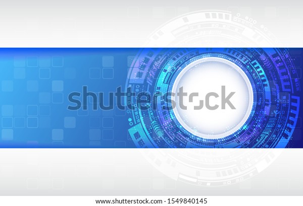 Abstract Technology Communication Concept Futuristic Digital Stock ...