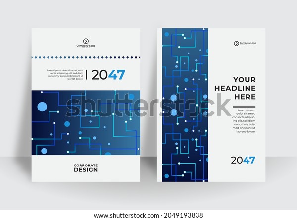 Abstract Technology Cover Circuit Board High Stock Vector (Royalty Free ...