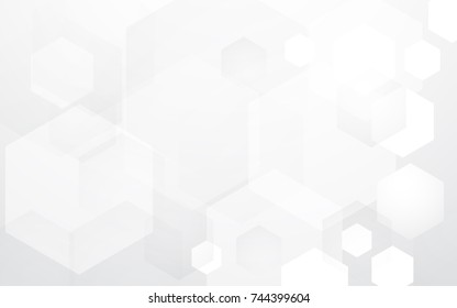 Abstract Geometric Hexagon Overlay Pattern On Stock Vector (Royalty ...