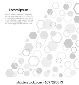 Abstract Technology Hexagon Background Vector Illustration Stock Vector ...