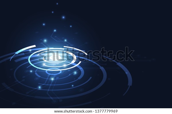 Abstract Technology Innovation Communication Concept Digital Stock ...