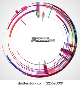 Abstract Technology Lines Vector Background Stock Vector (Royalty Free) 225628009 | Shutterstock