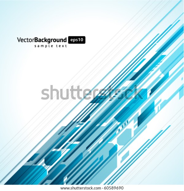Abstract Technology Lines Vector Background Stock Vector (Royalty Free) 60589690