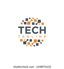 Abstract Technology Logo Vectors Stock Vector (Royalty Free) 1248976132 ...