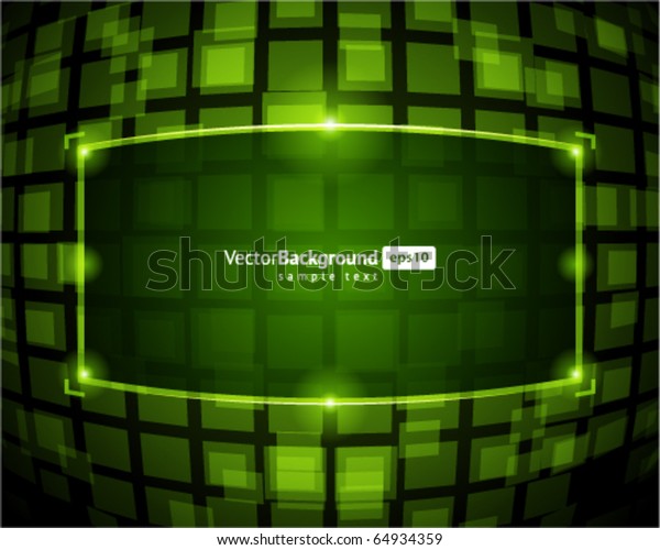 Abstract Technology Squares Lens Flare Vector Stock Vector (Royalty ...