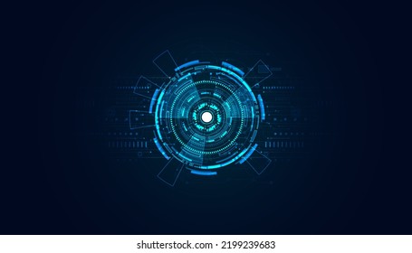 Abstract Technology Ui Futuristic Concept Hud Stock Vector (Royalty Free) 2199239683 | Shutterstock