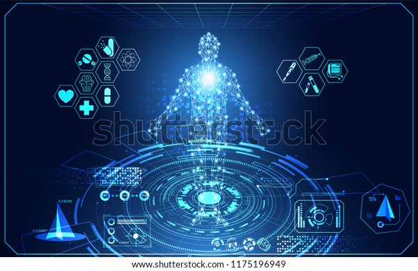 Abstract Technology Ui Futuristic Concept Hud Stock Vector (Royalty ...