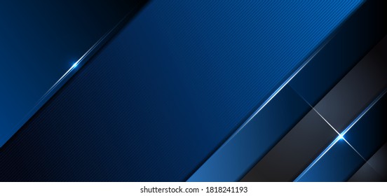 Abstract Template Blue Grey Stripe Lines Stock Vector (Royalty Free ...