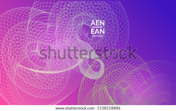 Abstract Templates Curvy Lines On Bright Stock Vector (Royalty Free ...