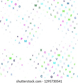 Abstract Texture Letters Vector Colorful Background Stock Vector ...