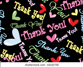 Abstract Thank You Background Vector Illustration Stock Vector (Royalty ...
