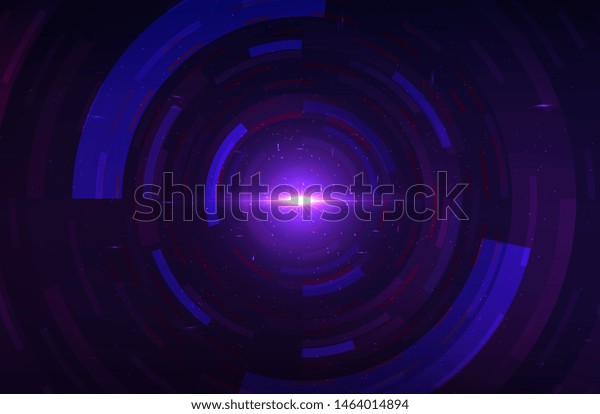 Abstract Time Travel Background Digital Innovation Stock Vector ...