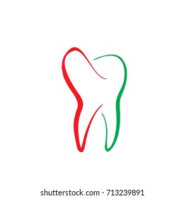 Abstract Tooth Logo Stock Vector (Royalty Free) 713239891 | Shutterstock