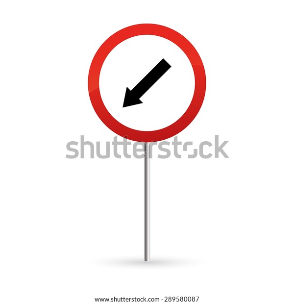Abstract Traffic Signal On White Background Stock Vector (Royalty Free ...