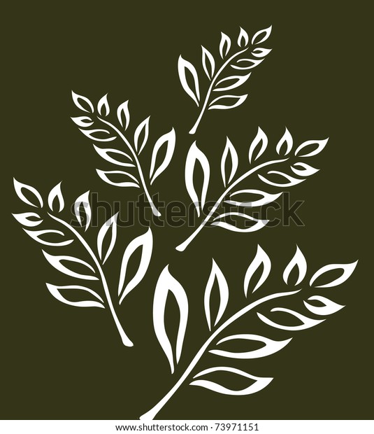 Abstract Tree Branch Symbol Nature Stock Vector (Royalty Free) 73971151 ...