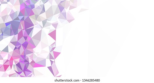 Abstract Triangular Background White Faded Corner Stock Vector (Royalty ...