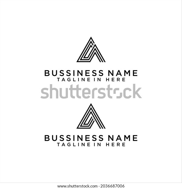 Abstract Triple Logo Aaa Letter Vector Stock Vector (Royalty Free ...