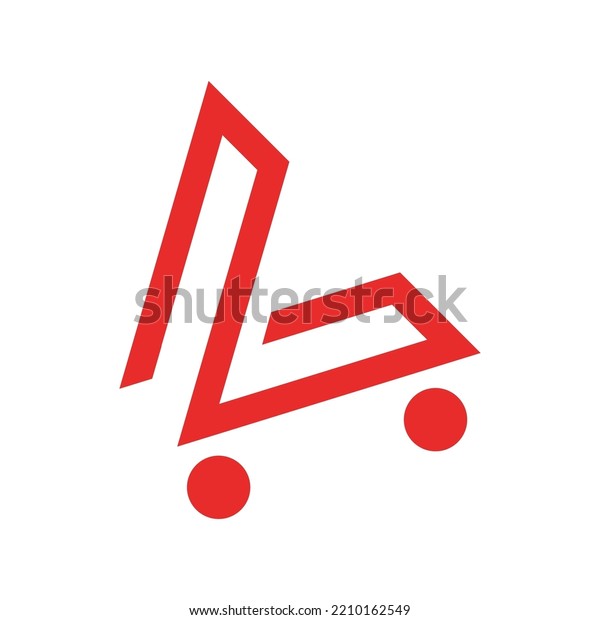 Abstract Trolling Shopping Logo Trolling Logo Stock Vector (Royalty ...